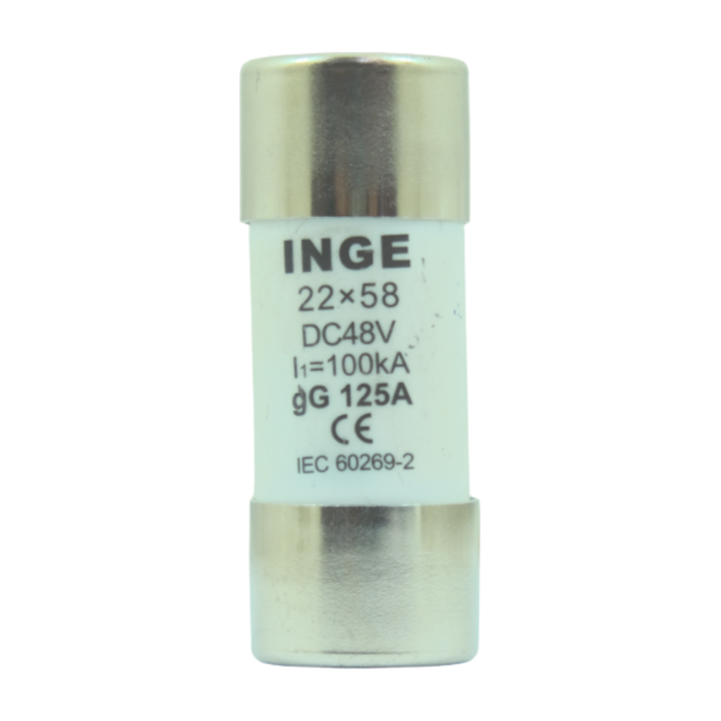 Inge DC Cylindrical Fuse Link 125A - Abela Solar
